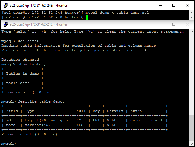 Setup Mysql And Tomcat On Aws Instance Hunters Code